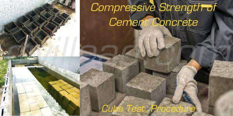 Compressive Strength of Cement Concrete - Cube Test, Procedure - Civil Lead