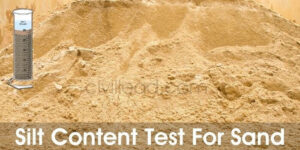 Silt Content Test For Sand - Civil Lead