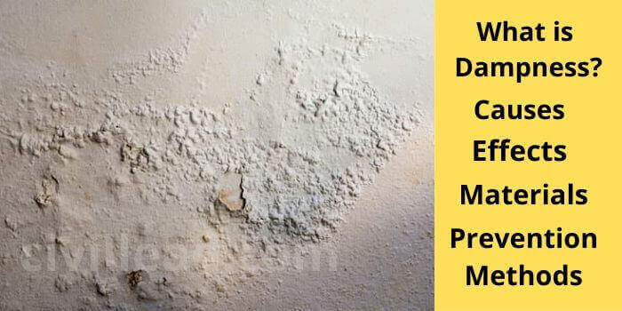 What is Dampness? Causes, Effects, Materials & Prevention Methods ...