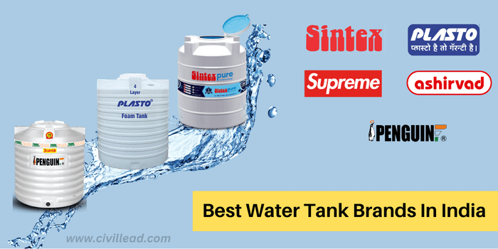 5 Best Water Tank Brands In India 2025 | Best Water Tank I India - Civil Lead